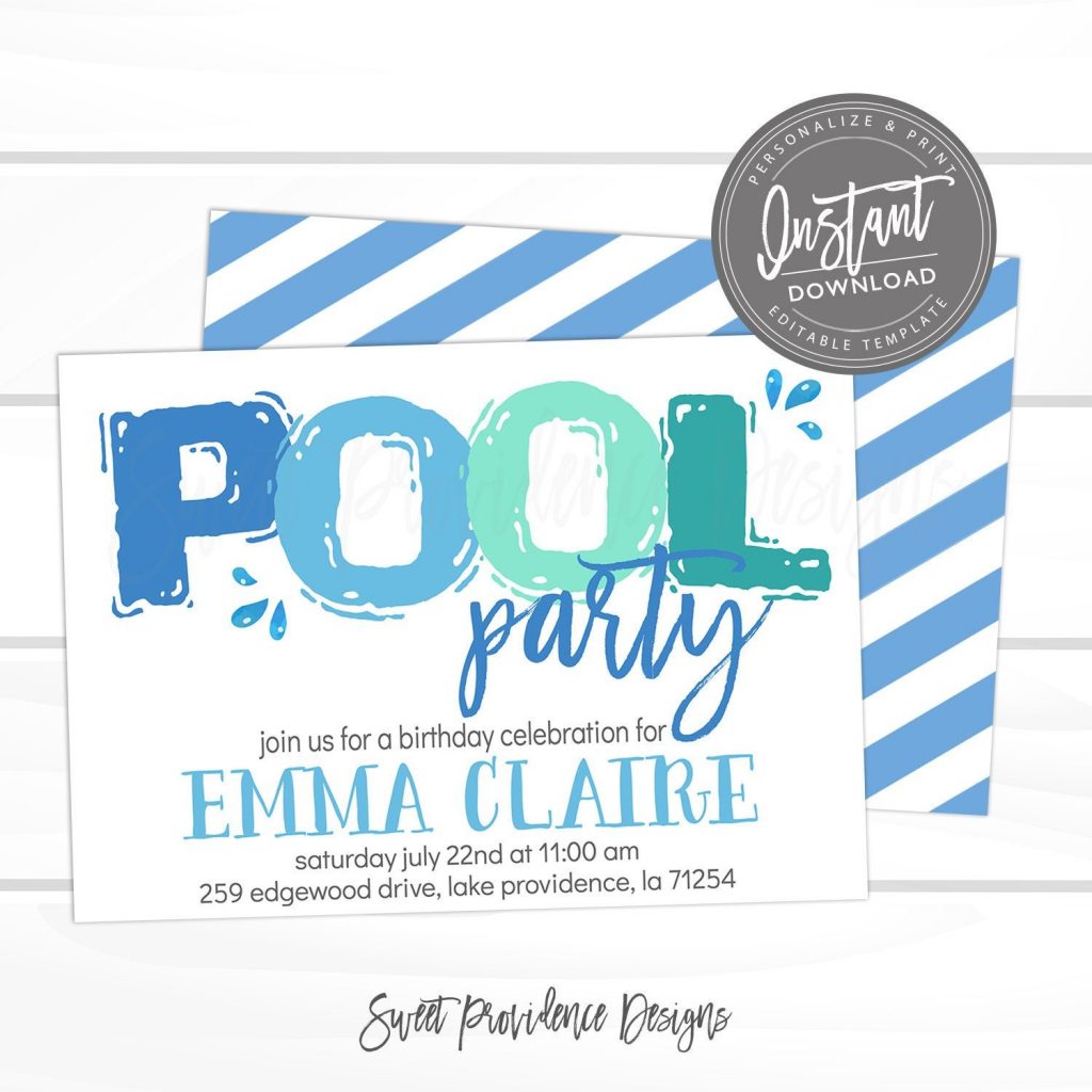 4th of July Baby Shower Invitation | Sweet Providence Designs