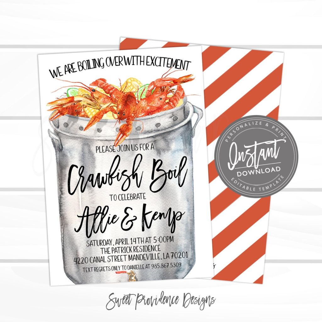 Crawfish Food Tent | Sweet Providence Designs
