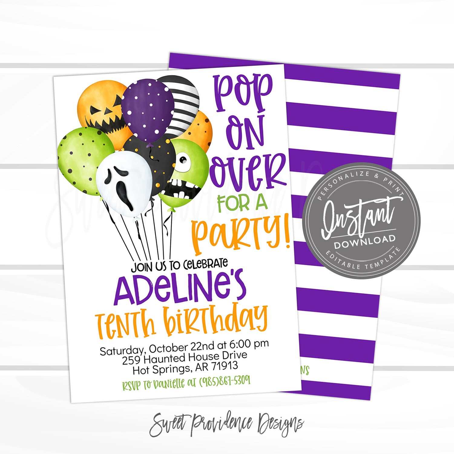 Baby Brunch Invitation | Sweet Providence Designs